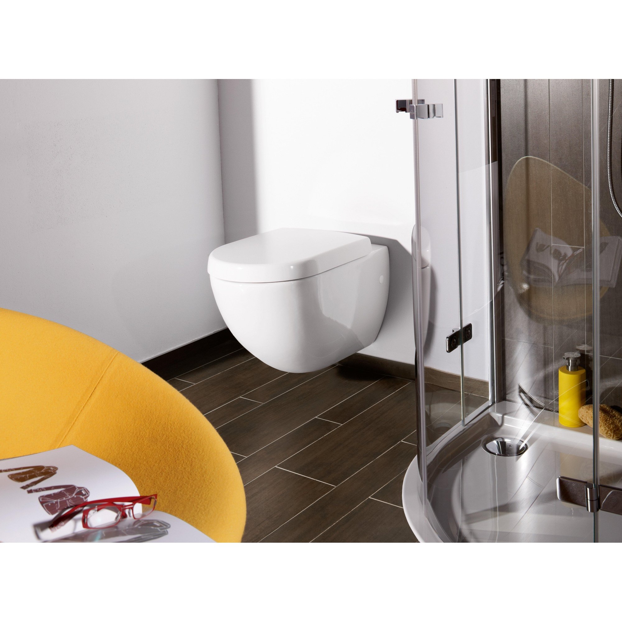 Villeroy & Boch Subway closetzitting - quickrelease met rvs scharnieren ...