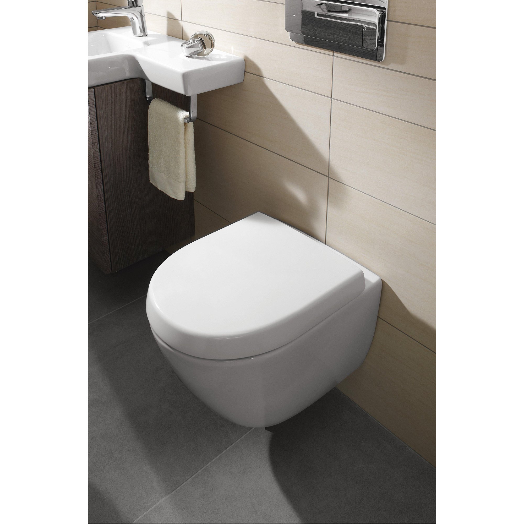 Villeroy & Boch Subway 2.0 closetzitting - compact - quickrelease - met ...
